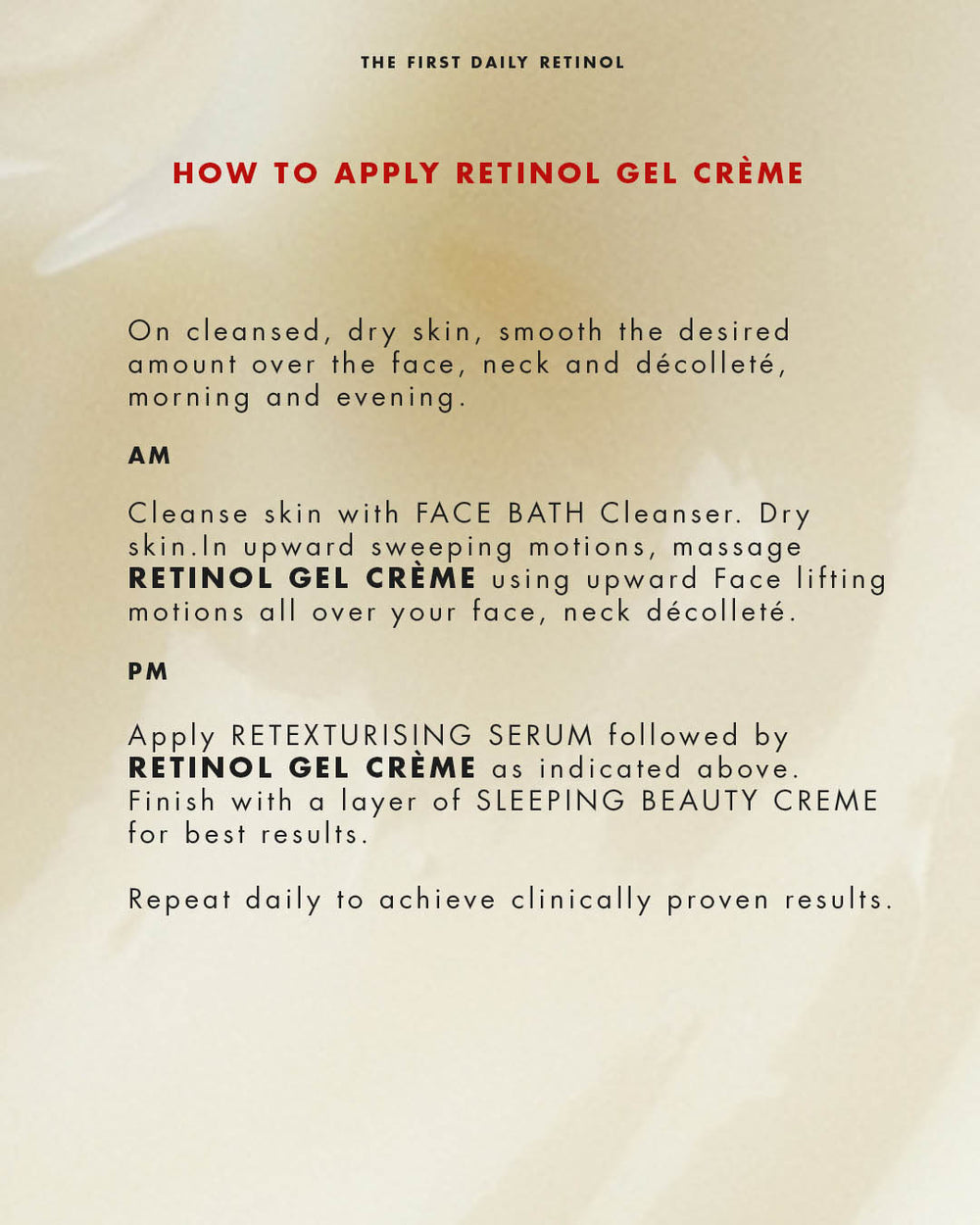 Retinol Gel Crème - Fresh Skin Daily Treatment